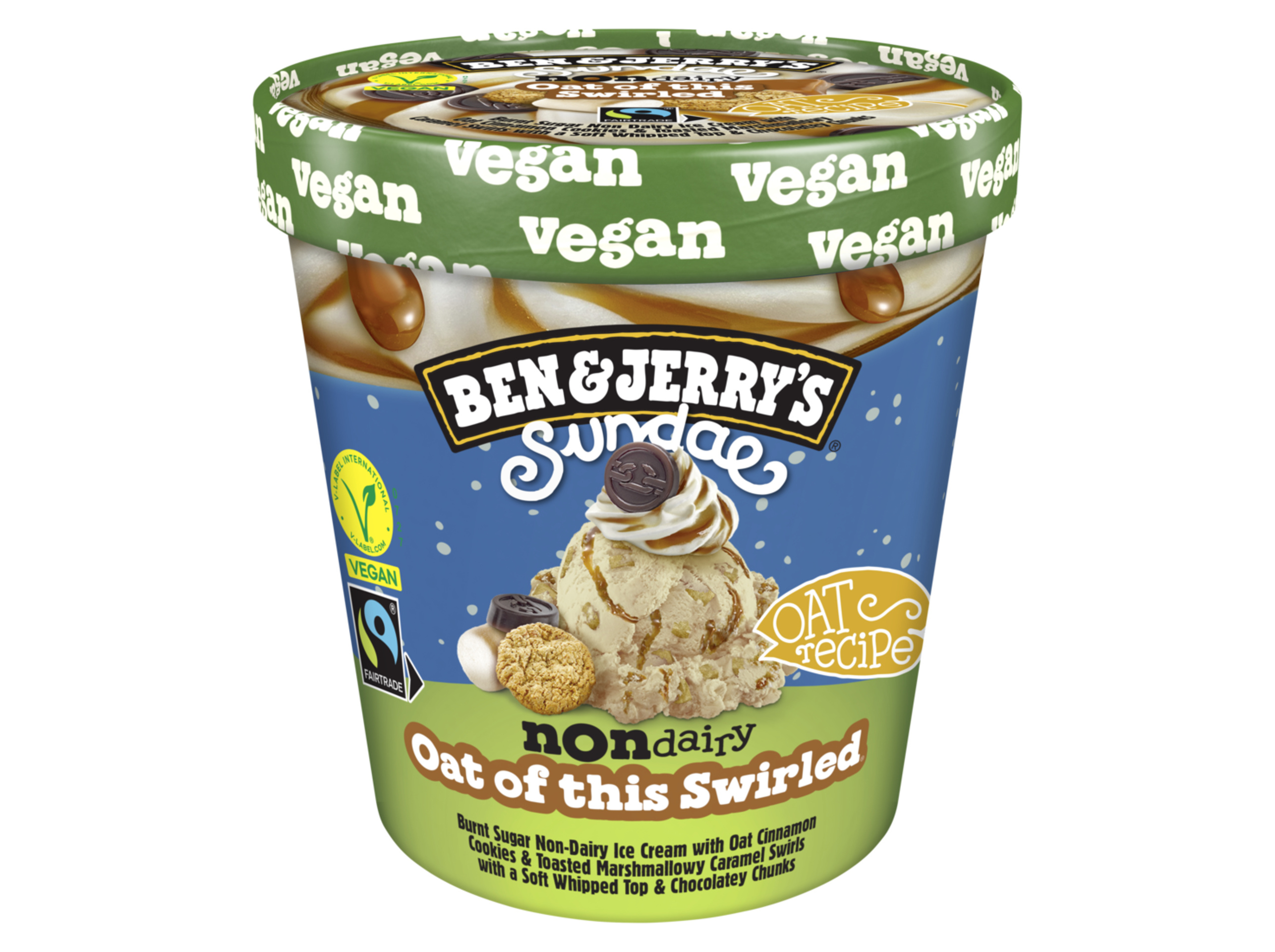 Gelado Ben & Jerry's Oat Of This Swirled 427ml | Auchan