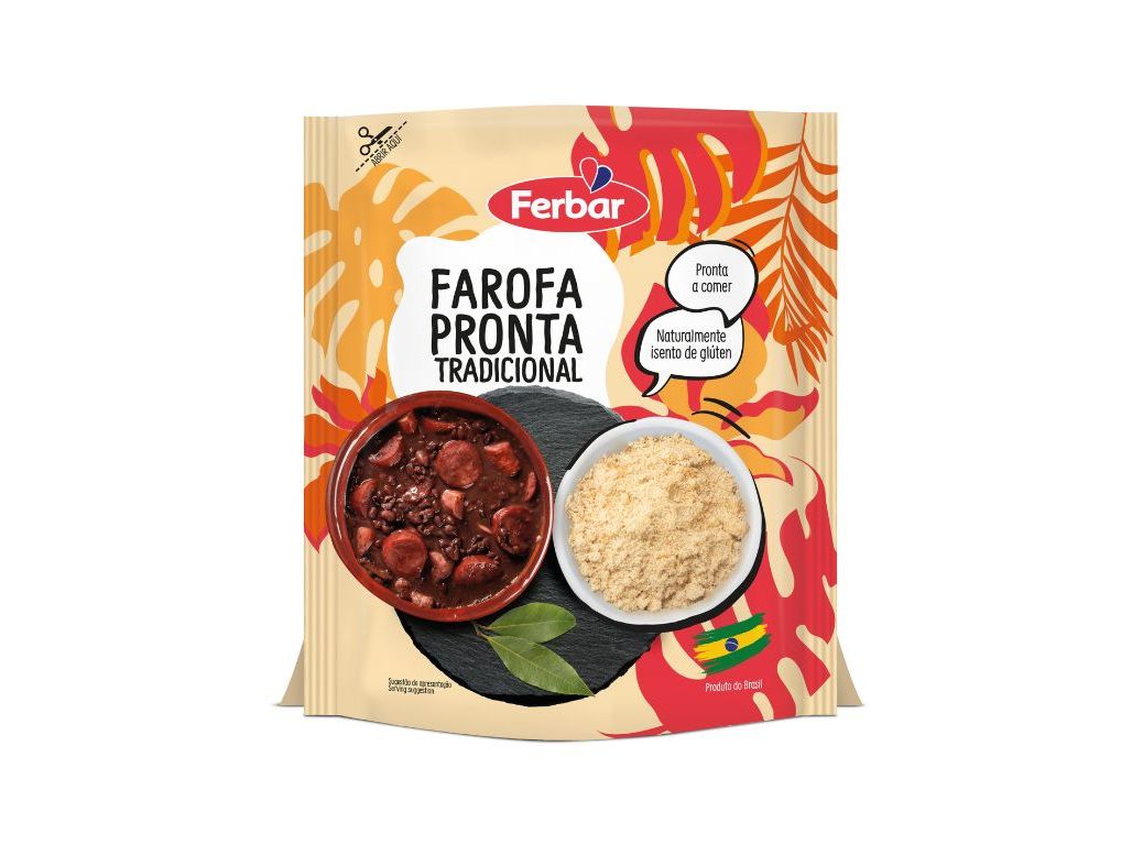 Farofa Pronta Ferbar Tradicional 250g | Auchan