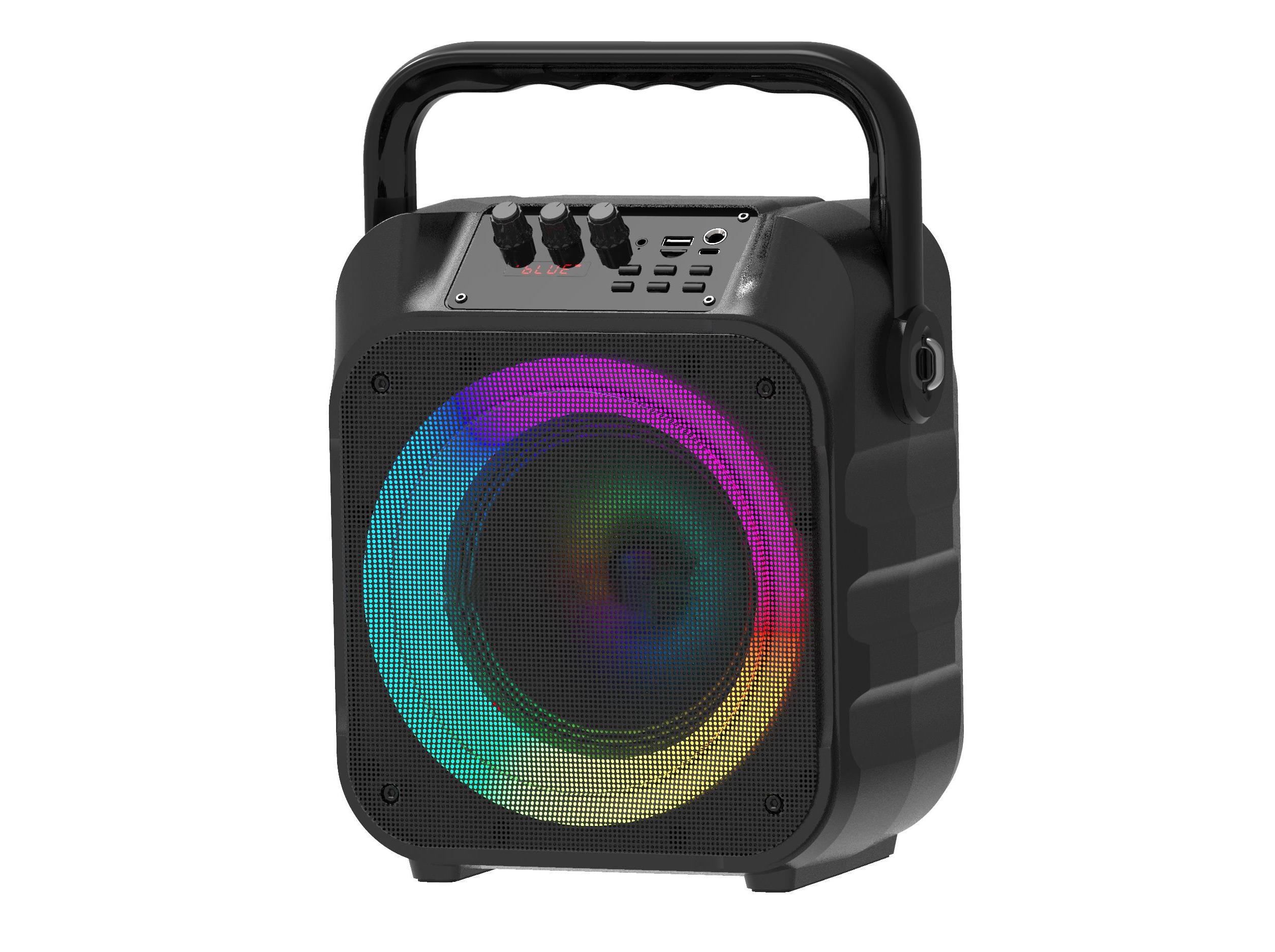 Coluna Som Portátil Qilive 600140334 Bt C/karaoke 35cm | Auchan