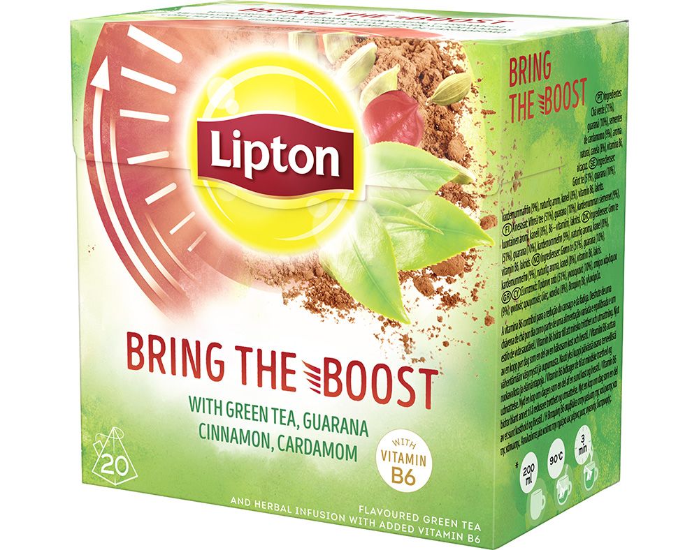 Chá Verde Lipton Bring Pyr The Boost 20 Saquetas | Auchan