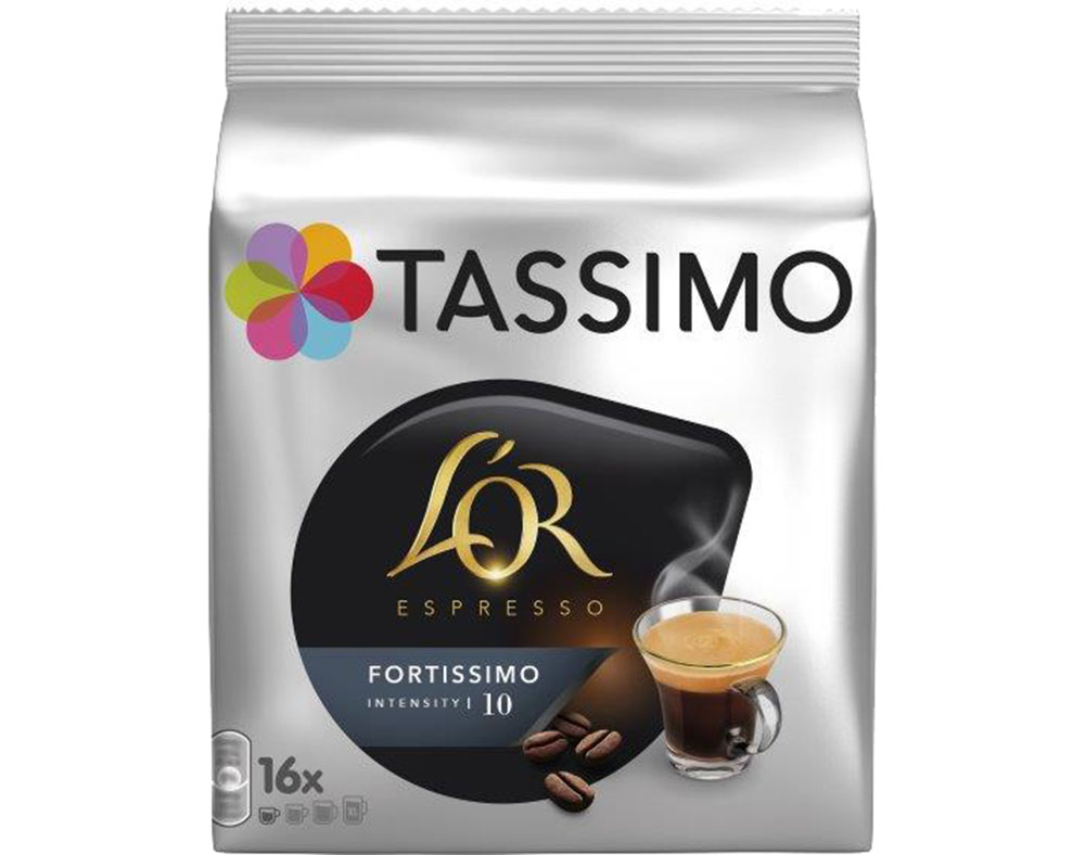Cápsulas Tassimo L'or Café Expresso Fortíssimo 16un | Auchan
