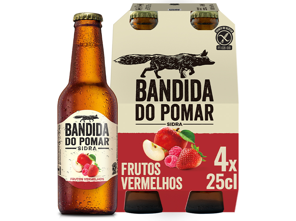 BANDIDA DO POMAR Sidra bandida do pomar frutos vermelhos 4x0.25l