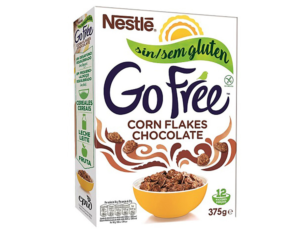 Cereais Nestlé Corn Flakes Go Free Com Chocolate Sem Glúten 375g | Auchan