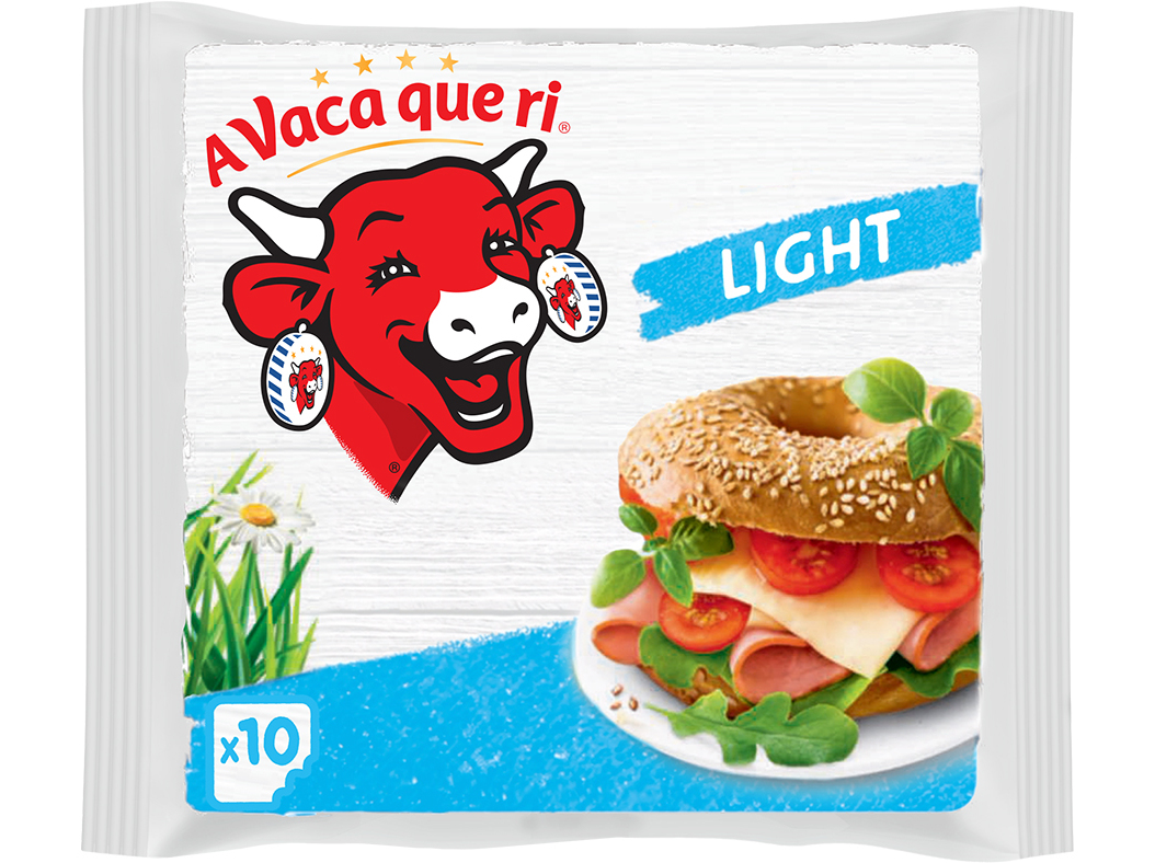 Queijo Fundido A Vaca Que Ri Fatias Light 200g | Auchan