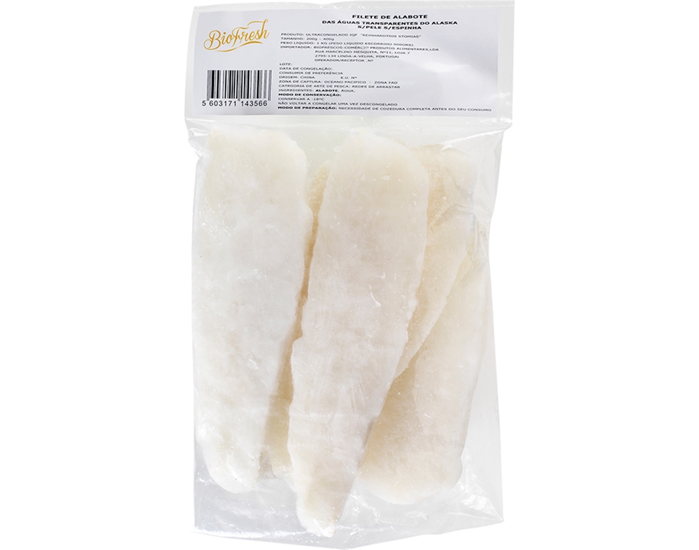 Filete De Alabote Congelado 800g | Auchan