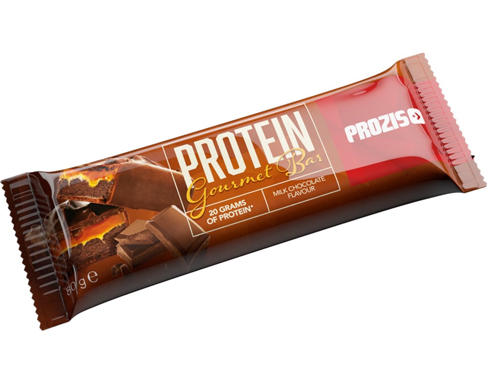 Barra Prozis Gourmet Proteica Chocolate Leite 80g | Auchan