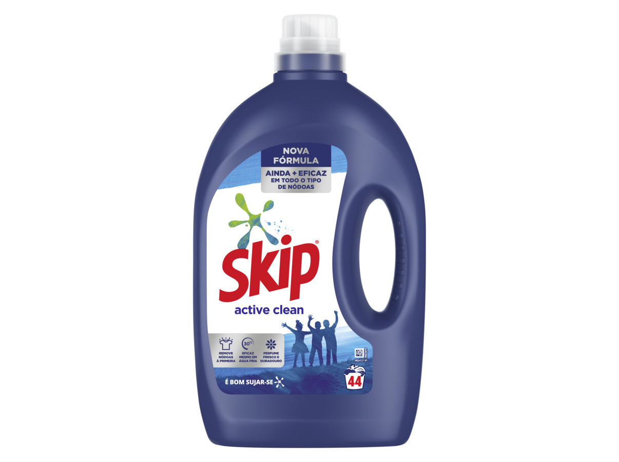 Detergente Máquina Roupa Líquido Skip Active Clean 44d | Auchan