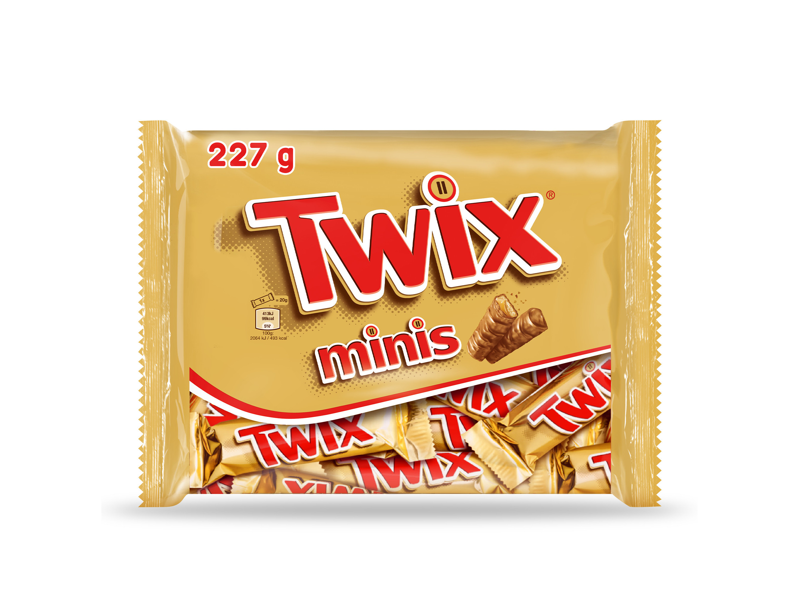 Chocolate Twix Minis 227g | Auchan