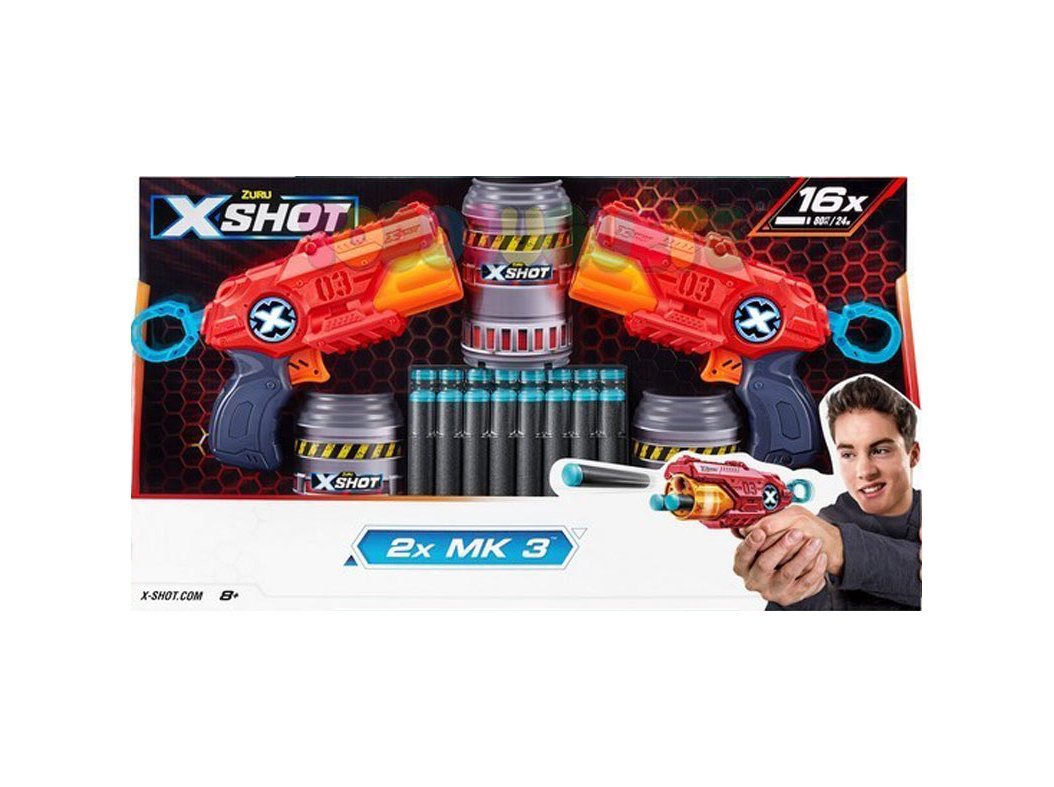 Xshot Mk 3 Zuru Double Pack | Auchan