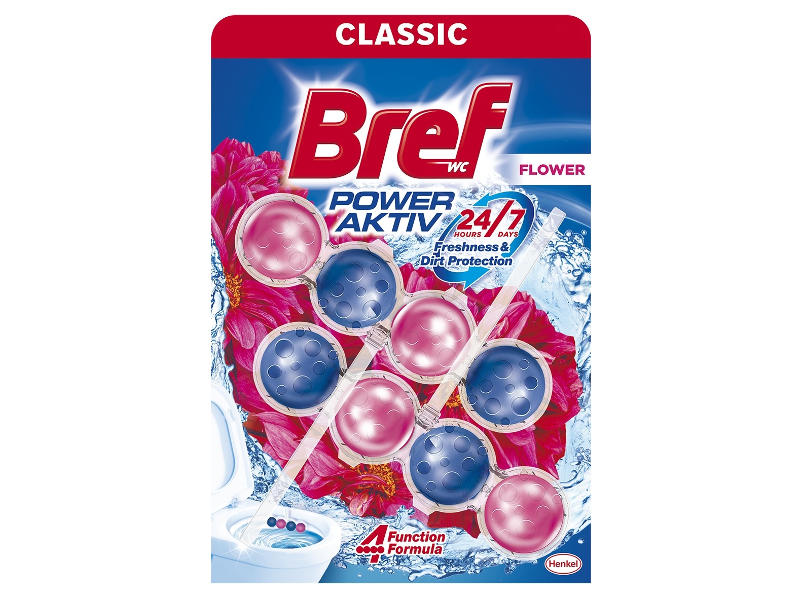 Bloco Sanitário Bref Sonasol Poderactivo Floral 2x50g | Auchan