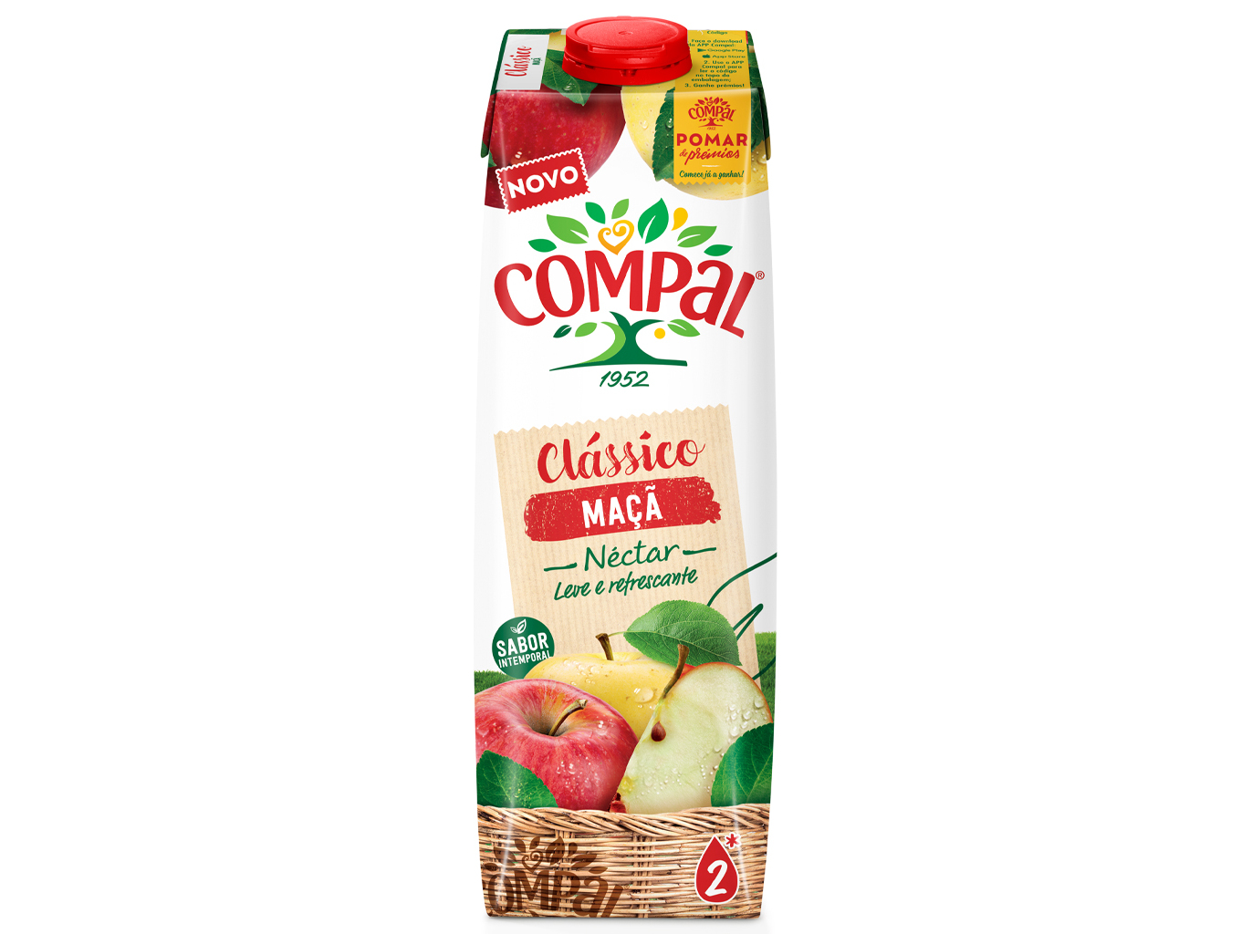 Nectar Compal Classico Maçã 1l | Auchan