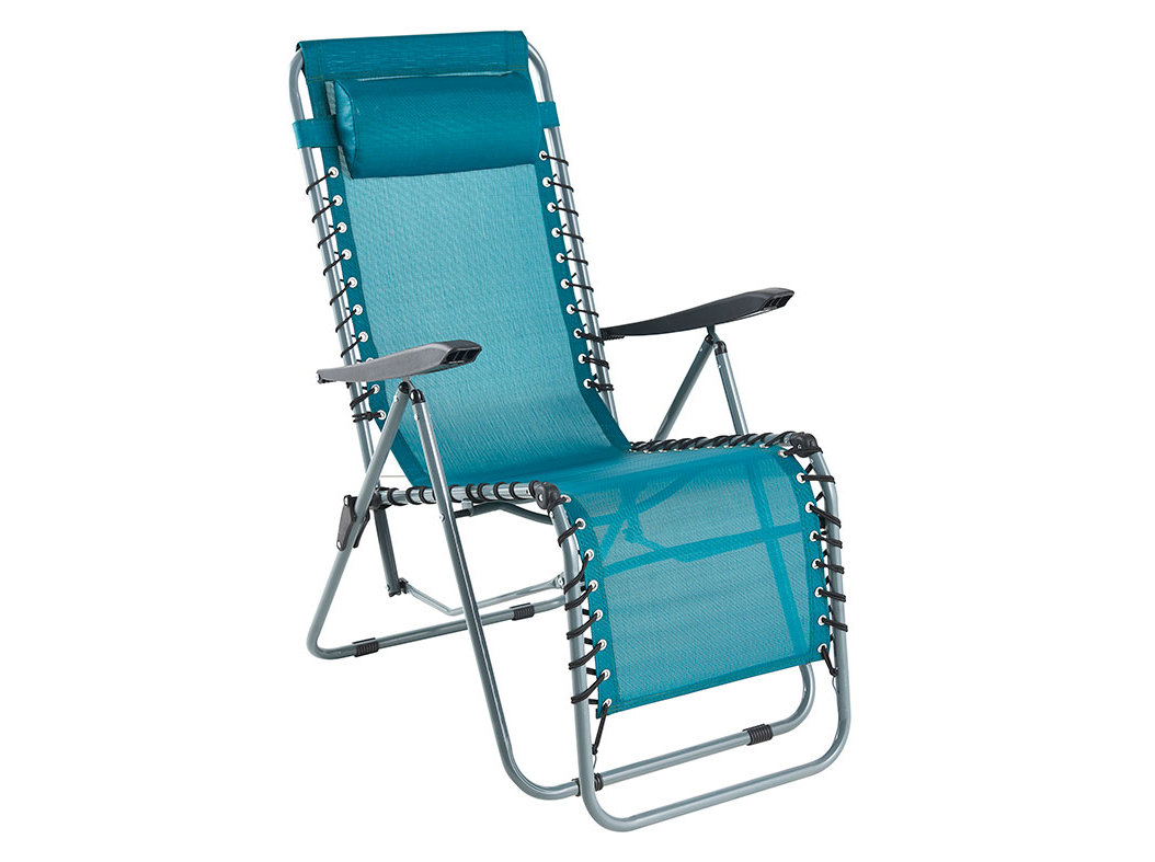 Cadeira Relax Gardenstar 5 Posições Textilene Azul | Auchan