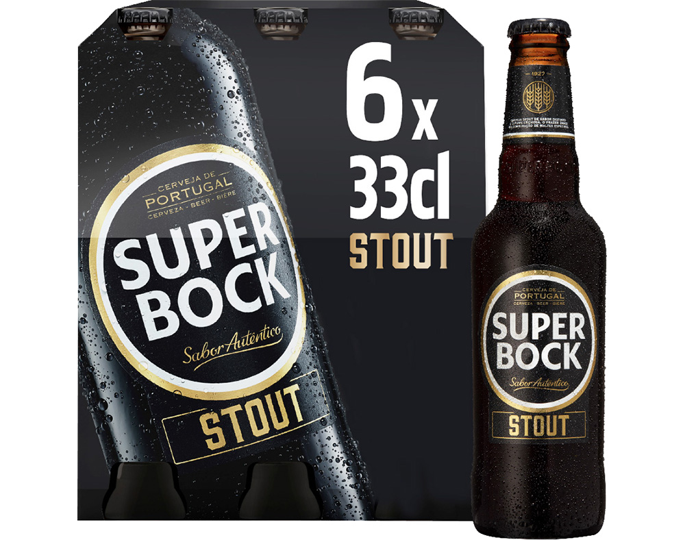 Cerveja Super Bock Stout Com Álcool Tara Perdida 6x0.33l | Auchan