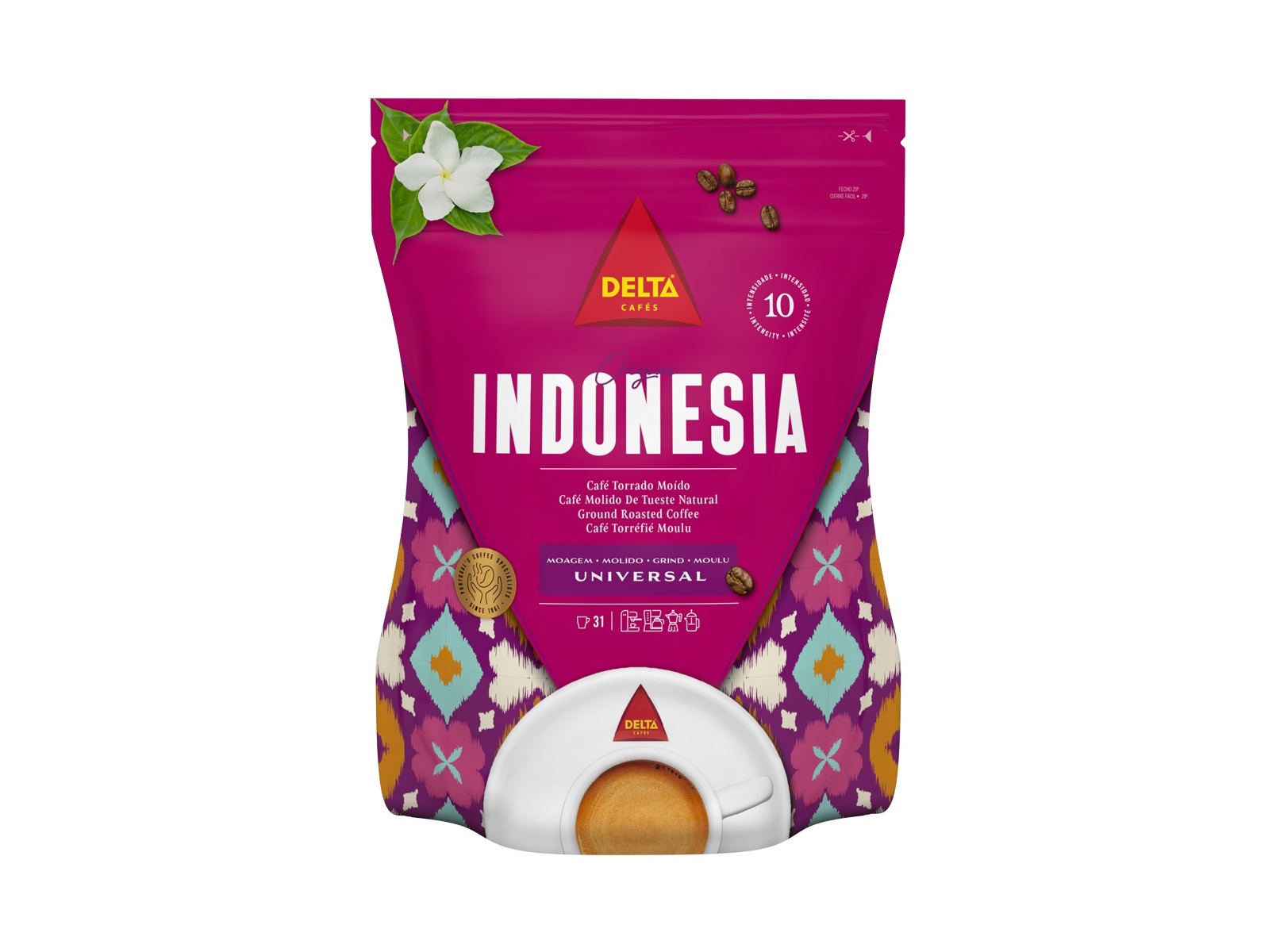 Café Delta Moido Normal Indonésia Mu 220g | Auchan