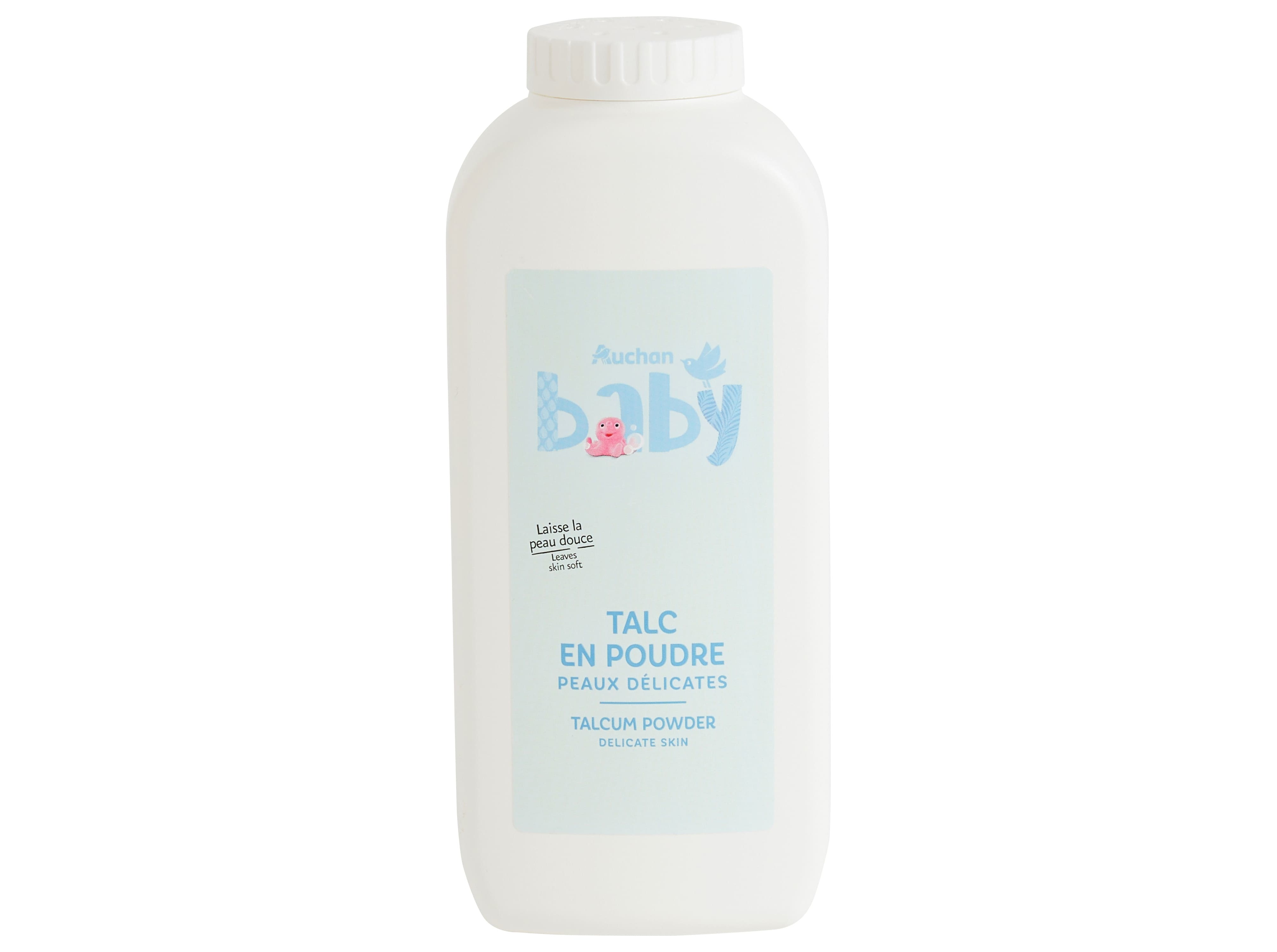 Pó Talco Auchan Baby Peles Delicadas 250g | Auchan
