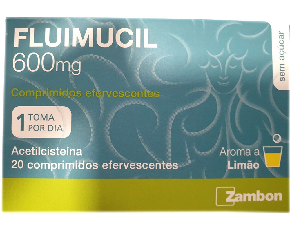 Comprimidos Fluimucil Efervescentes 600mg 20un | Auchan