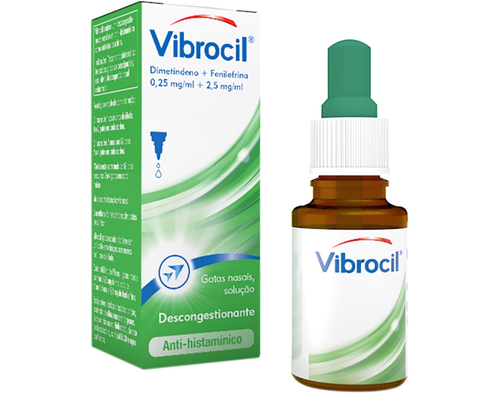 Gotas Vibrocil Nasais 0.25mg/ml + 2.5mg/ml 15ml | Auchan