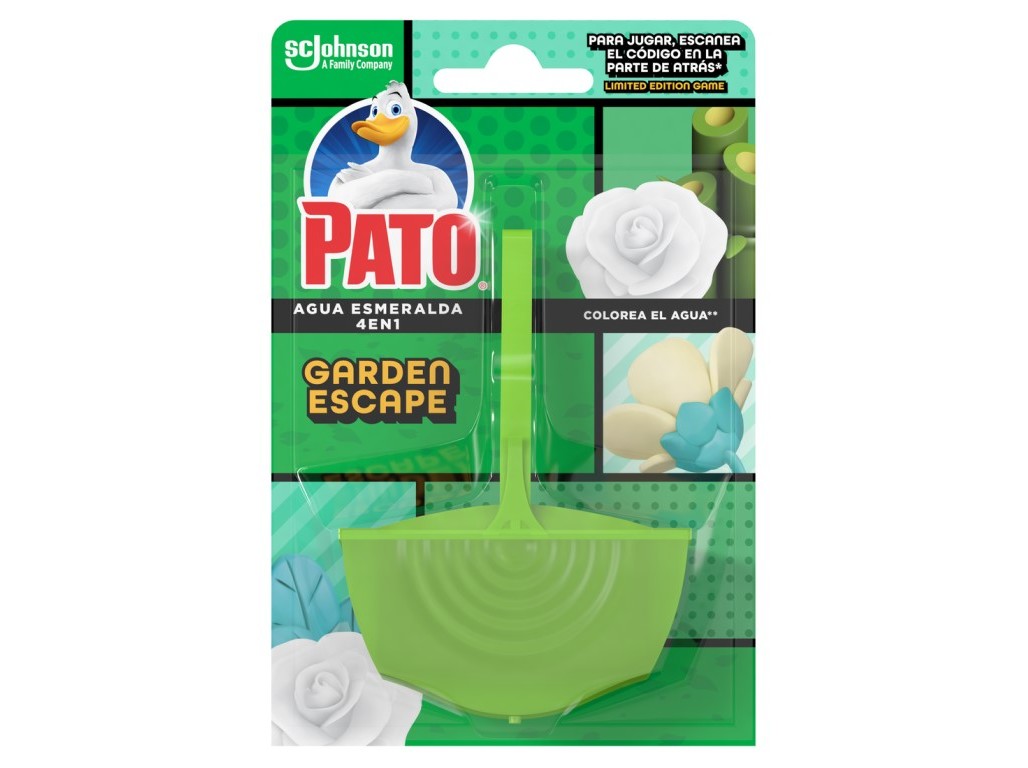 Bloco Sanitário Pato Água Esmeralda Garden 36g | Auchan
