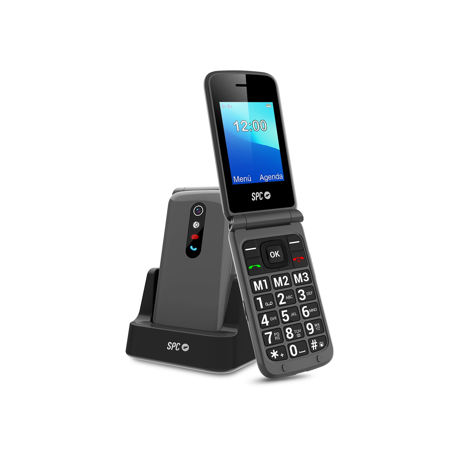 Telemóvel Senior Dual Sim Spc Stella 2 C/ Base | Auchan
