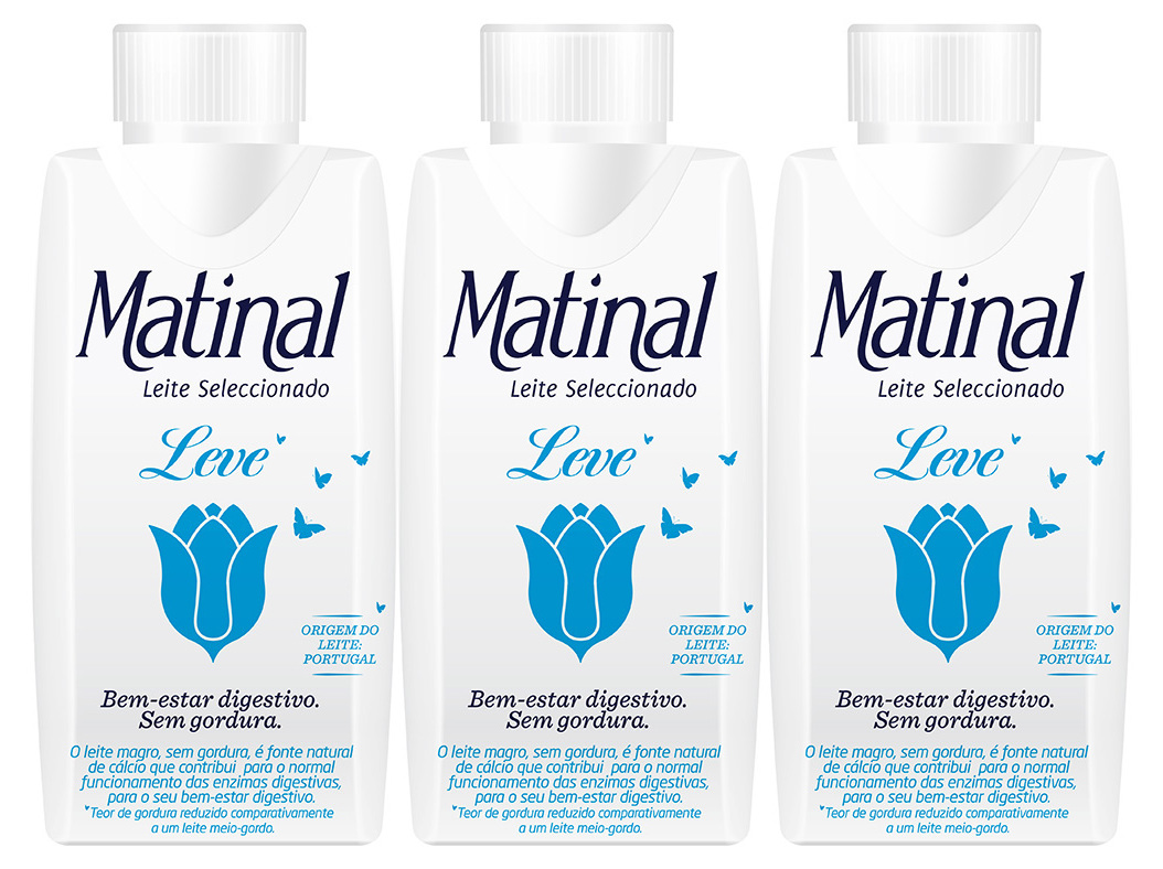 Leite Matinal Seleccionado Leve 3x200ml | Auchan