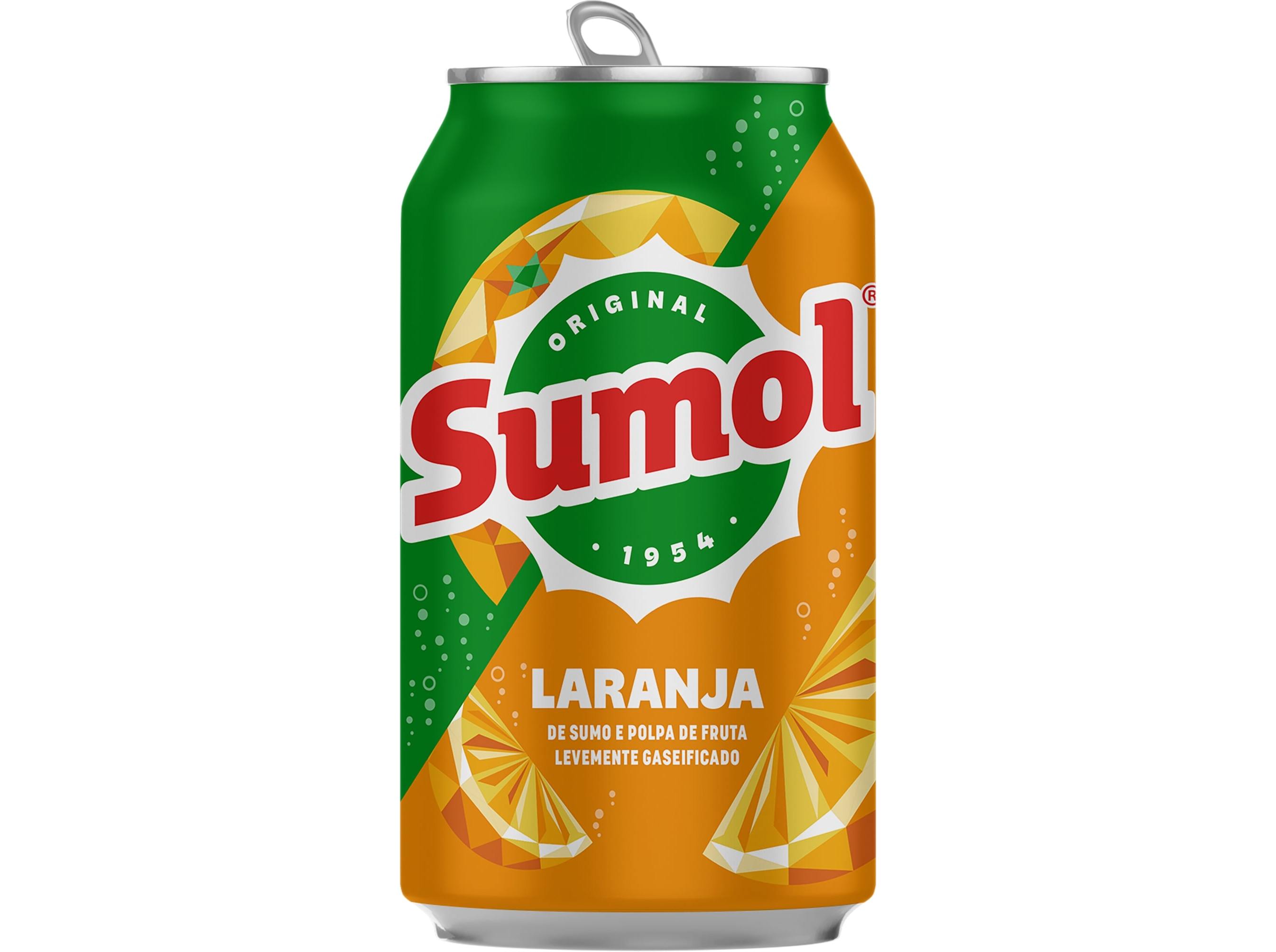 Refrigerante Sumol Com G s Laranja Lata 0 33l Auchan