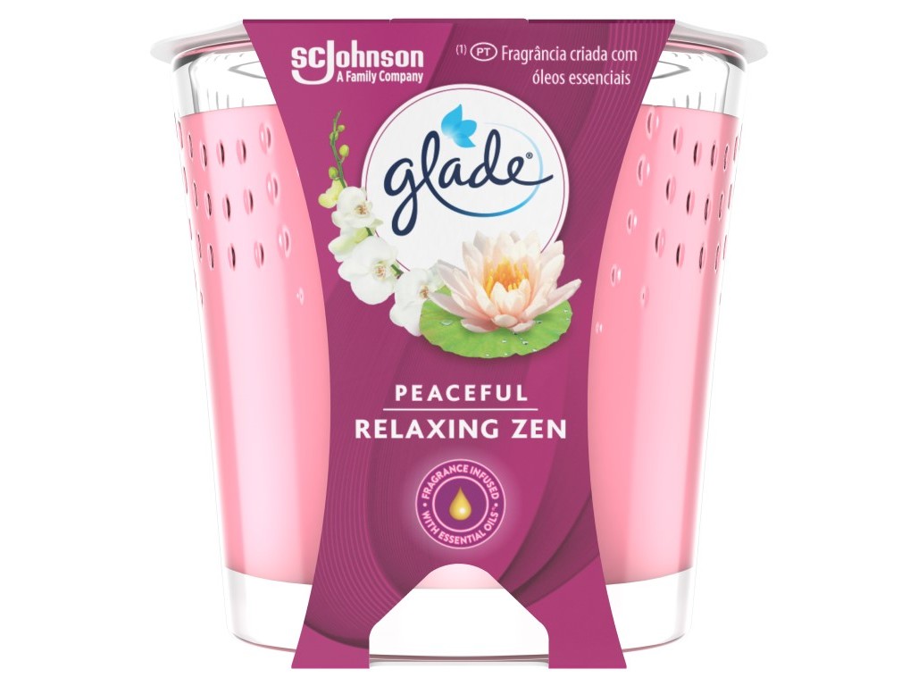 Vela Glade Aromática Relaxing Zen 129g | Auchan