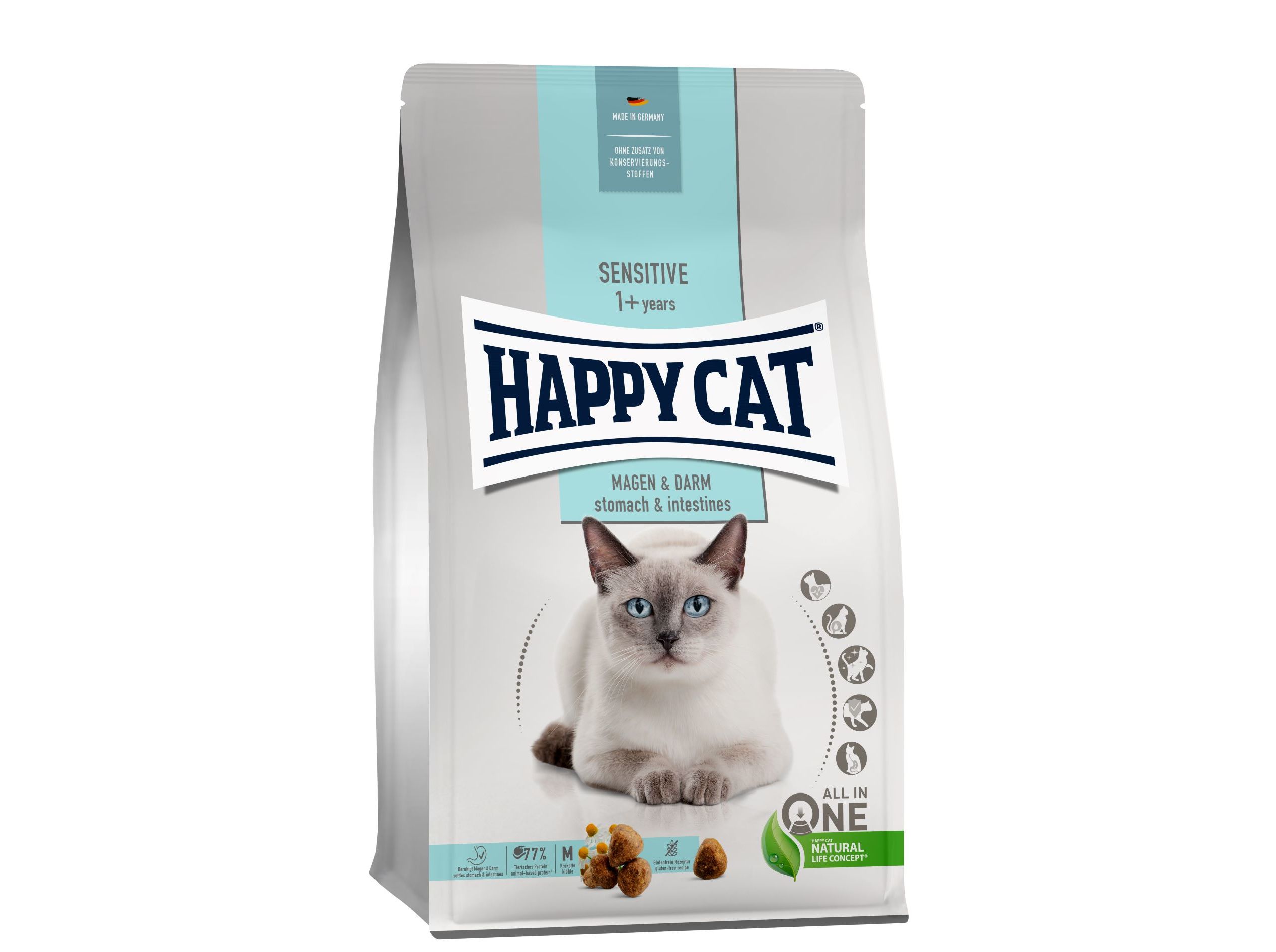Ração Gato Happy Cat Sensitive Digestivo 1.3 Kg | Auchan