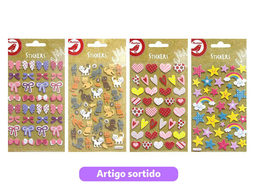 Stickers Feltro Auchan Modelos Sortidos | Auchan