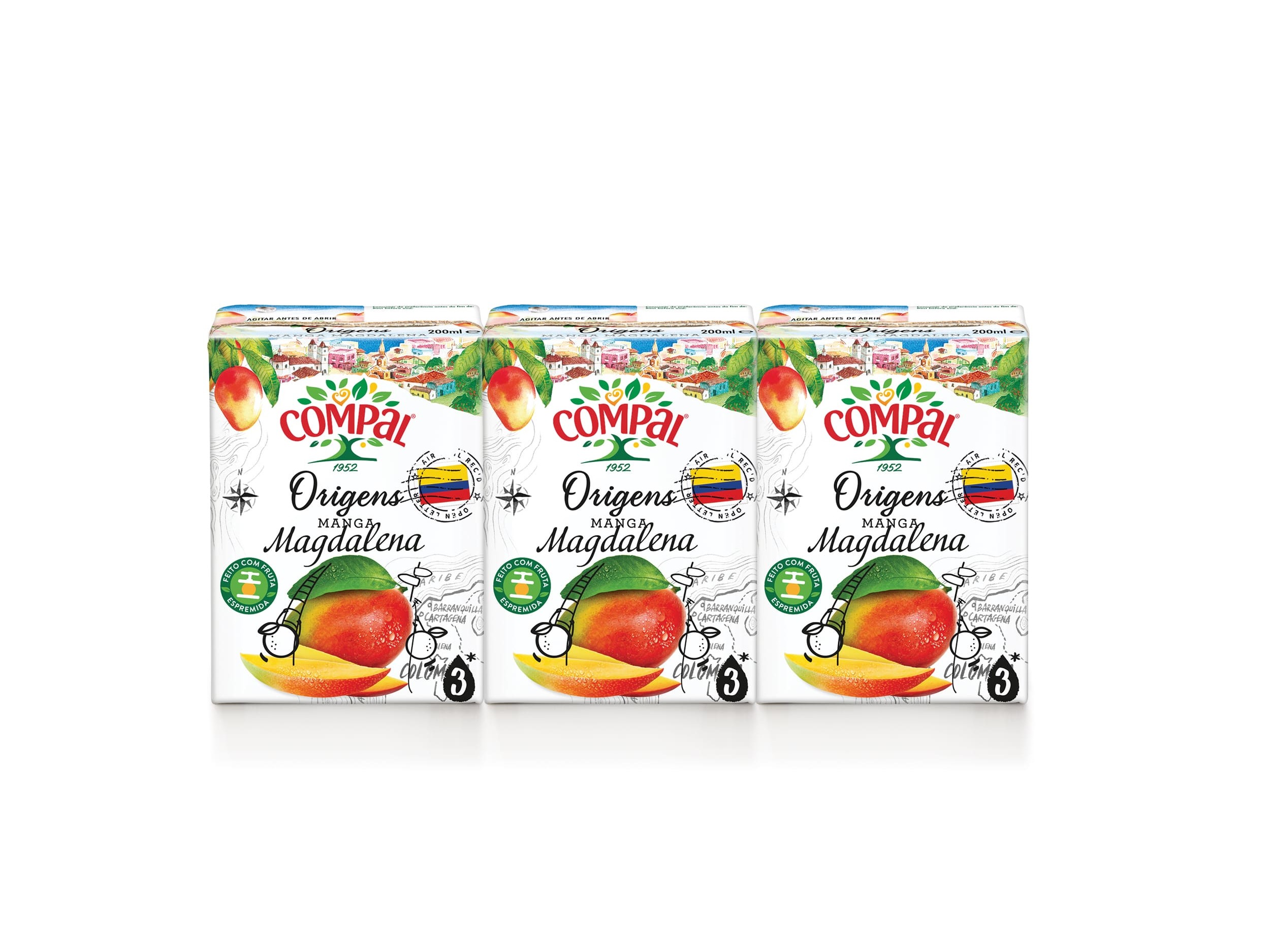 Néctar Compal Clássico Manga Magdalena 3x0.20l | Auchan