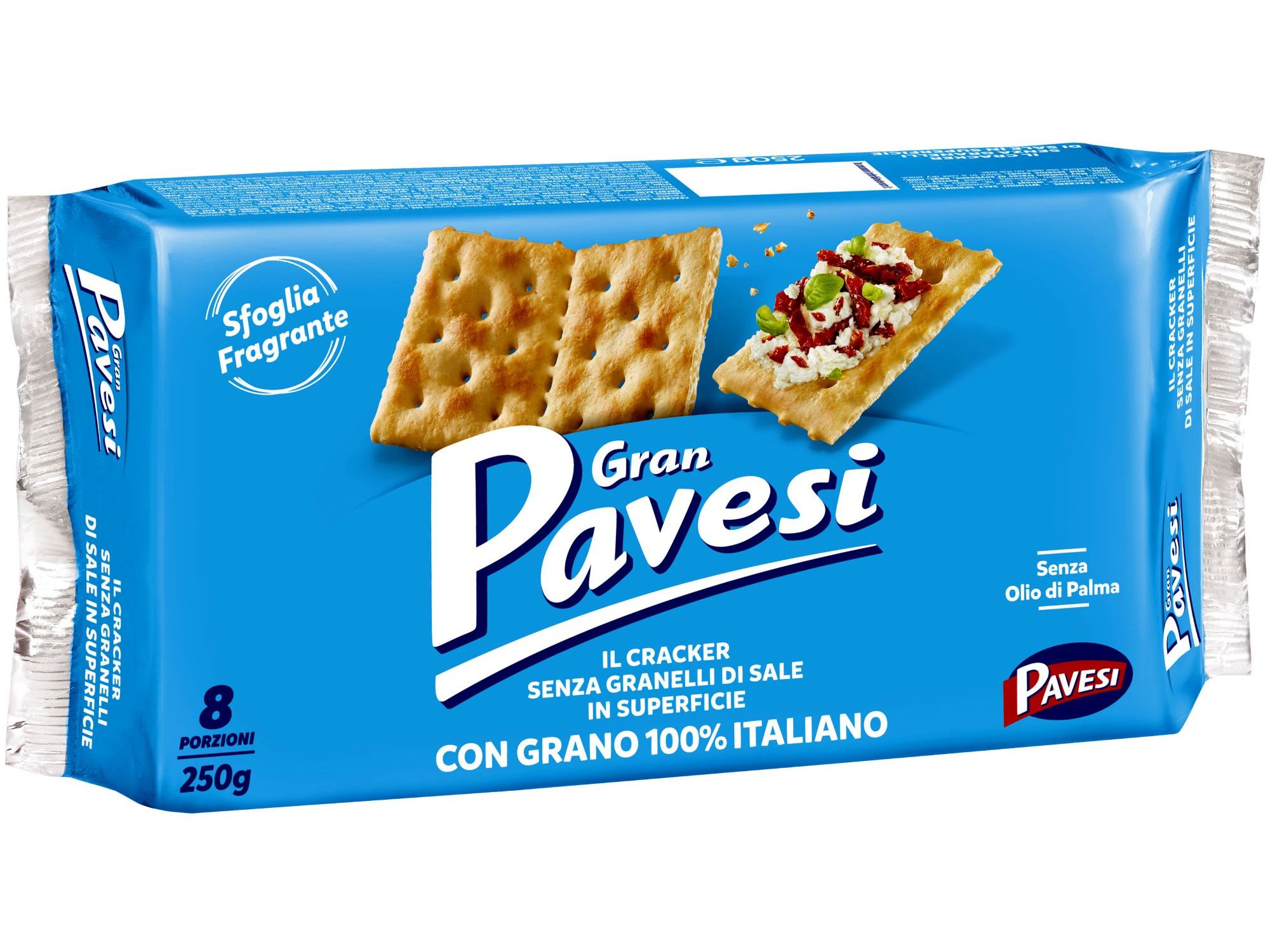 Crackers Gran Pavesi Sem Sal Na Superfície 250g | Auchan