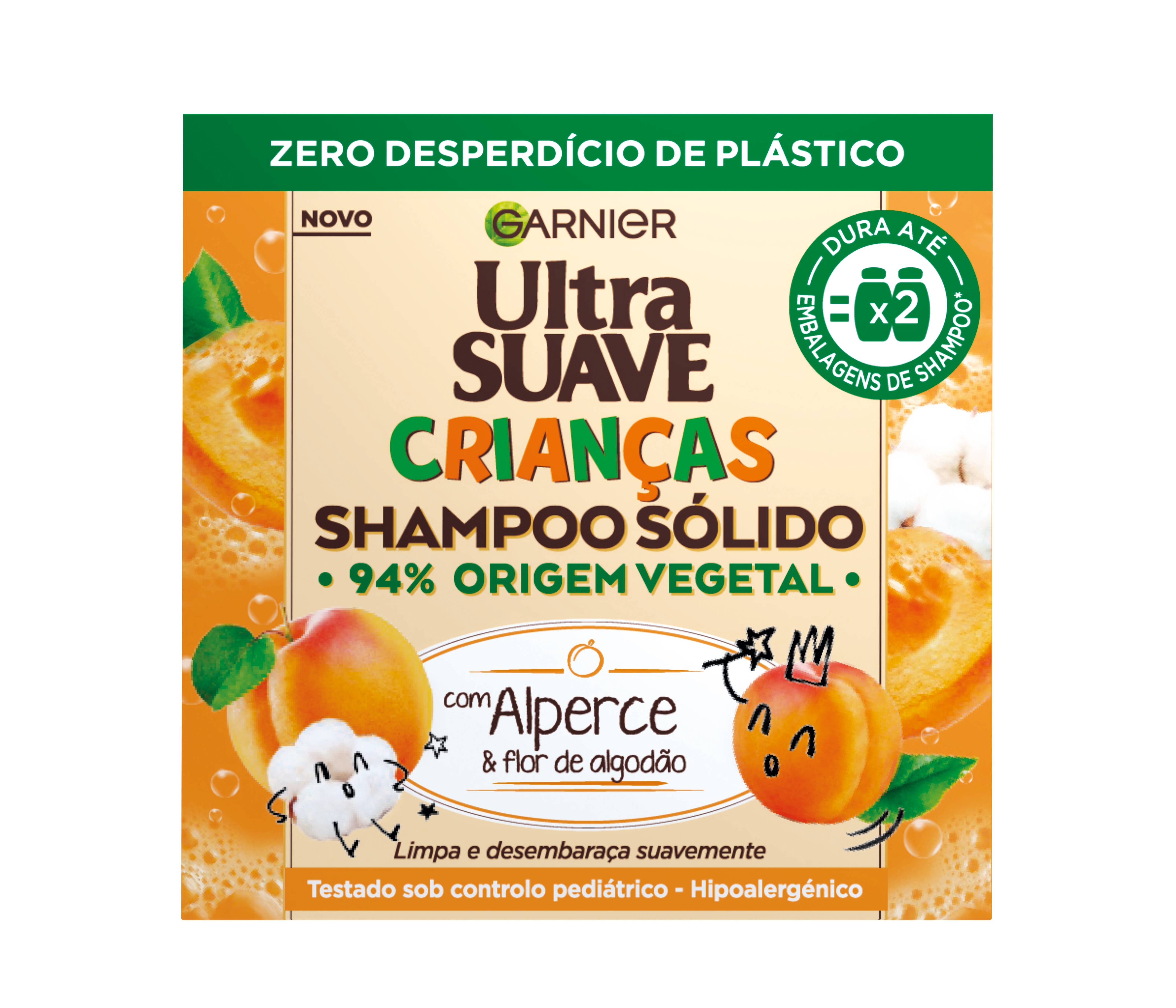 Champô Sólido Ultra Suave Crianças Alperce 60g | Auchan