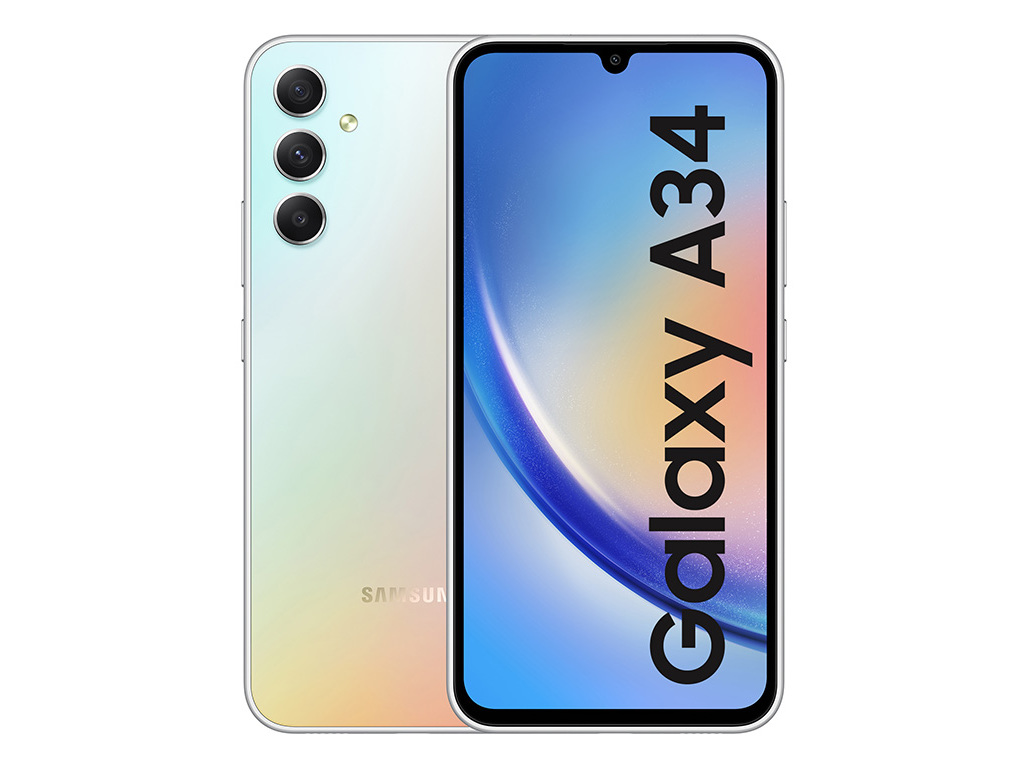 Smartphone Samsung Galaxy A34 5g 6gb 128gb Silver | Auchan
