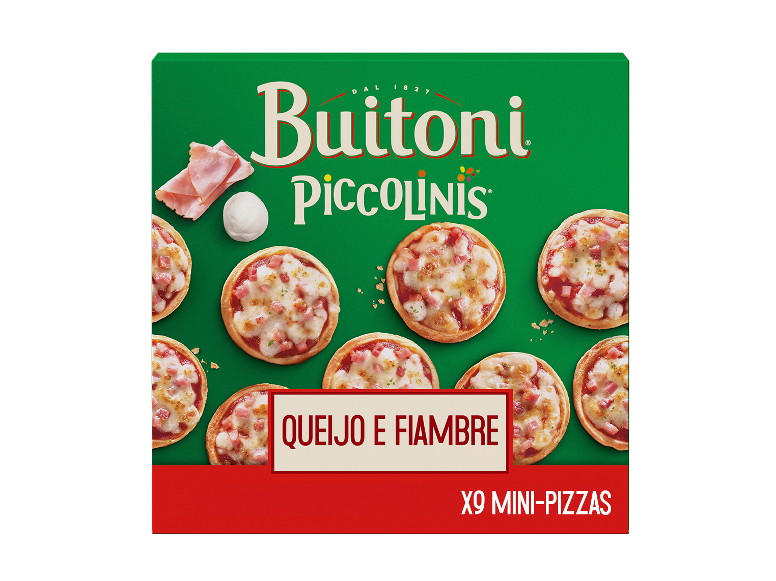 Mini Pizzas Buitoni Piccolinis Queijo E Fiambre 270g | Auchan
