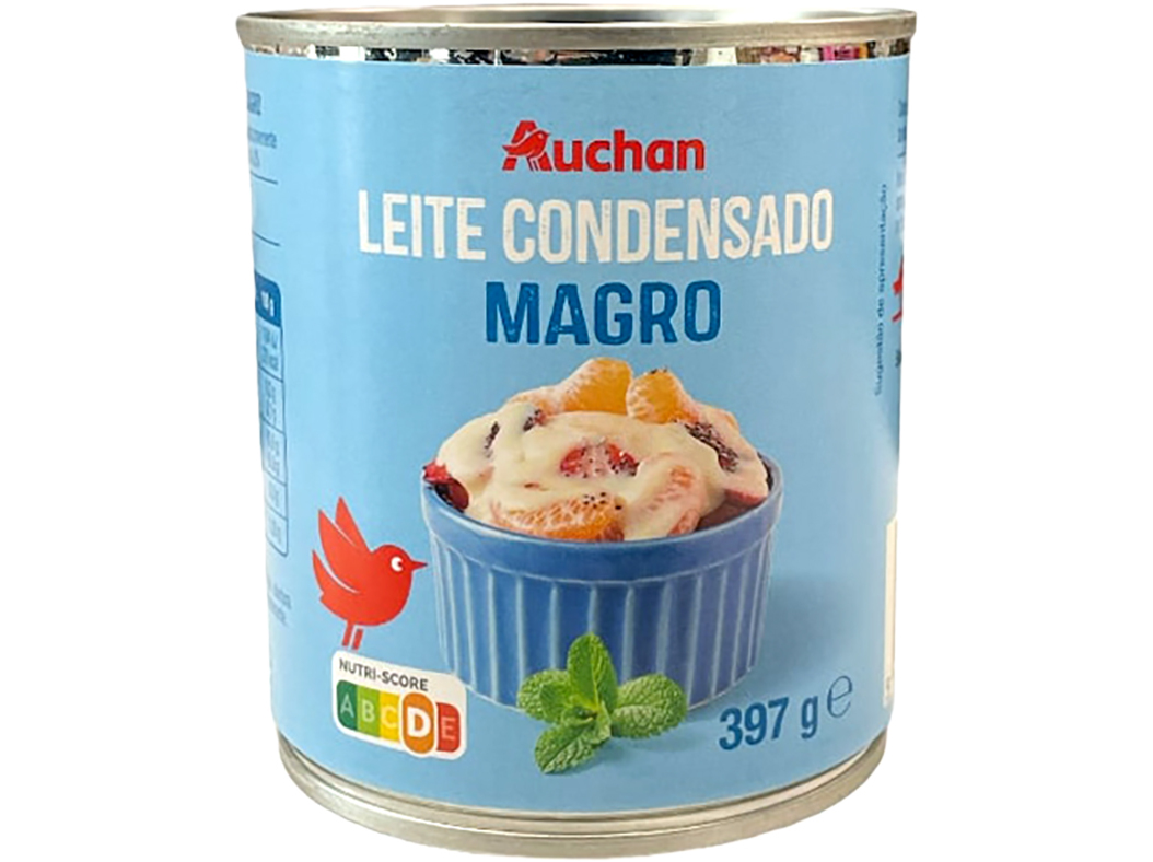 Leite Auchan Condensado Magro 397g | Auchan