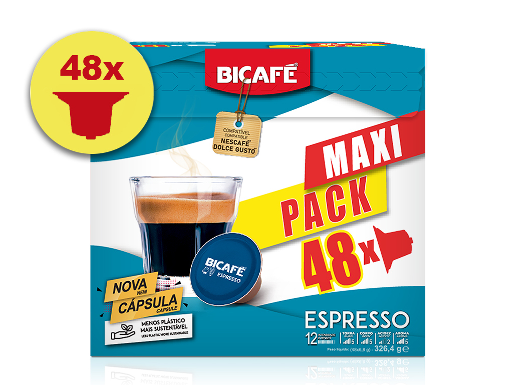 Capsulas Bicafé Dg.espresso Maxi Pck 48un | Auchan