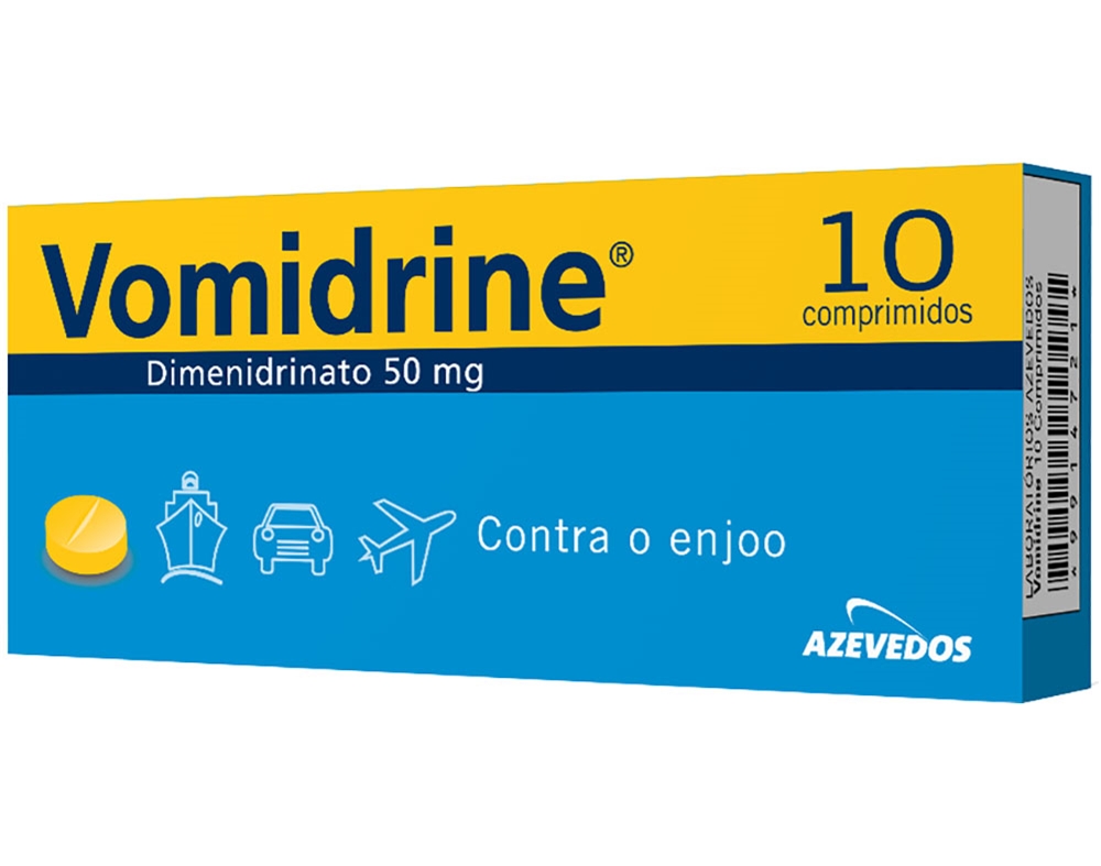 Comprimidos Vomidrine 50mg 10un | Auchan
