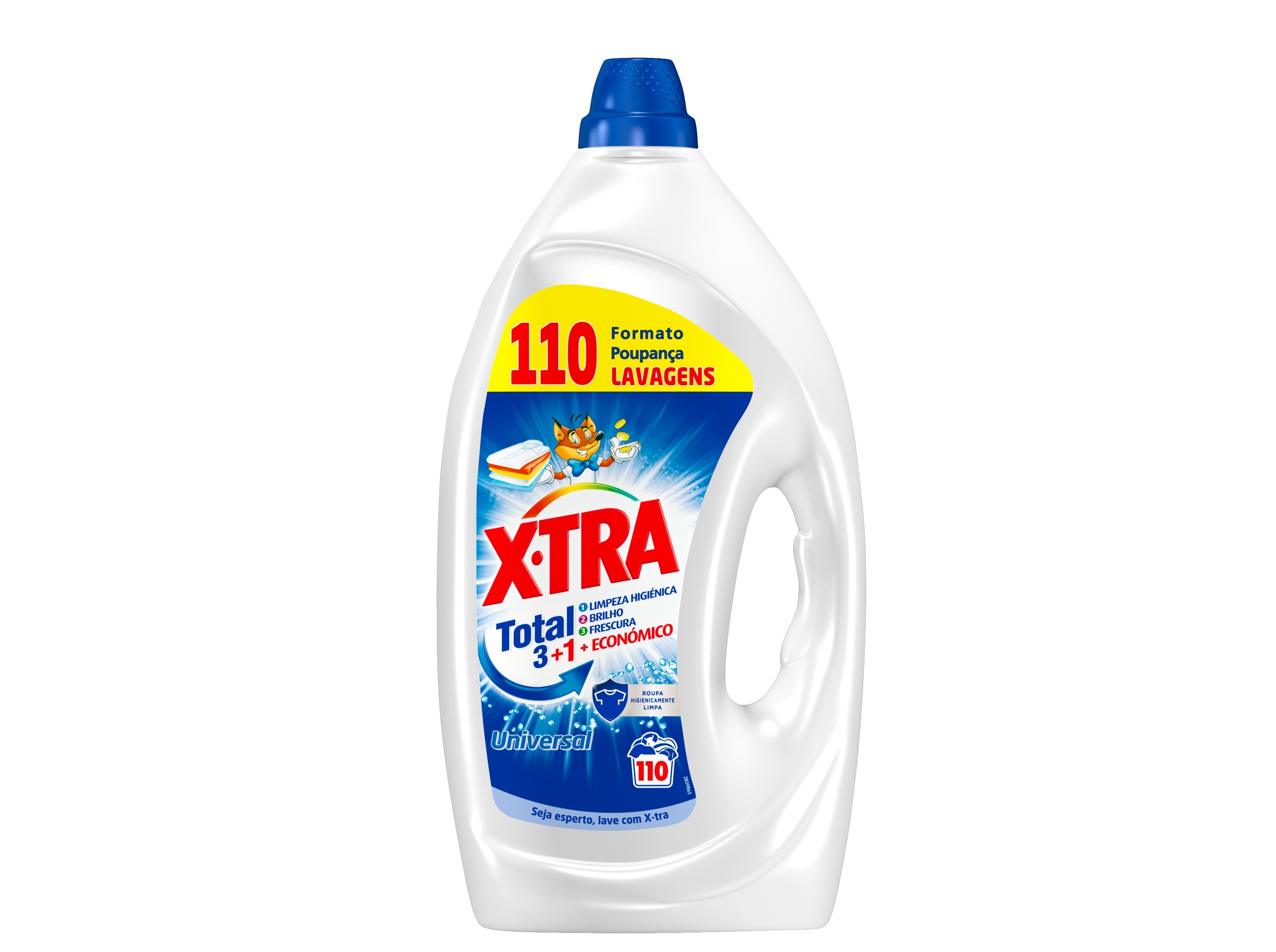 Detergente Roupa Máquina Líquido X-tra Universal Gel 110 D | Auchan