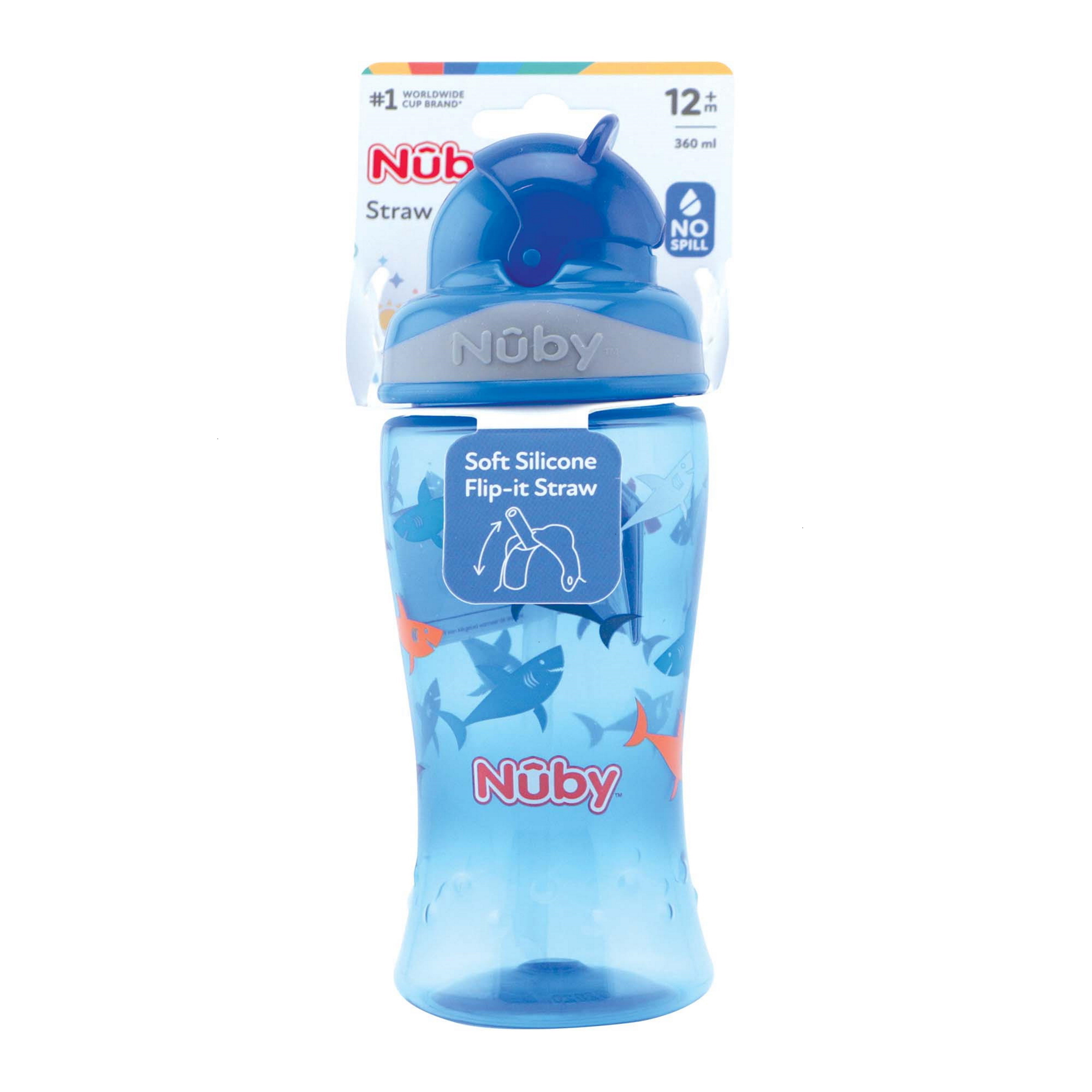 Copo Com Palhinha Nuby Azul 360ml +12m | Auchan