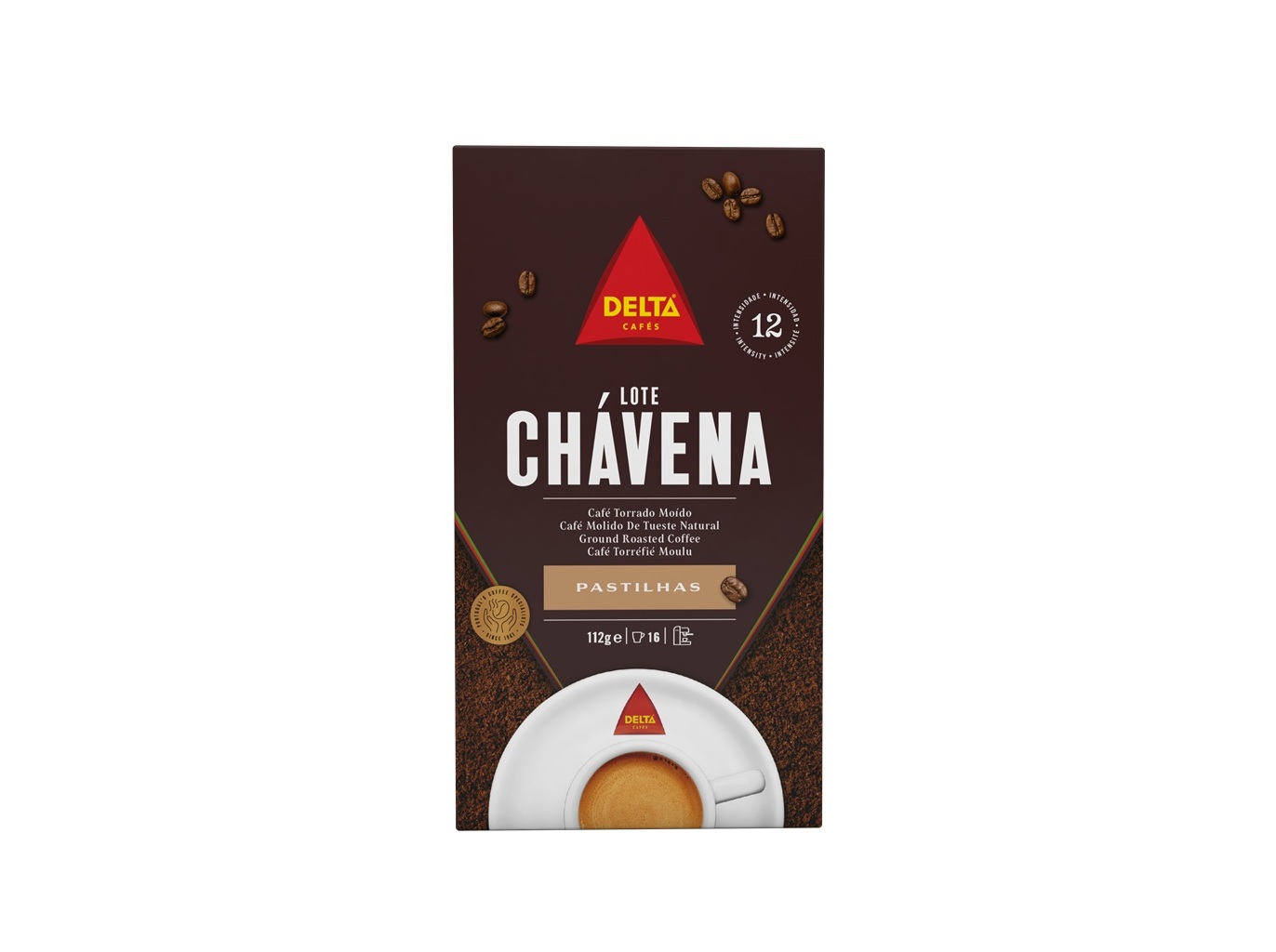 Pastilhas Delta Café Lote Chávena Torrado 16un | Auchan